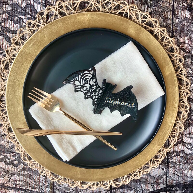 Halloween Place Card - Etsy