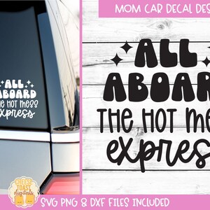 Mom Car Decal SVG Bundle, Funny Mom Sayings for Vinyl Car Stickers ...