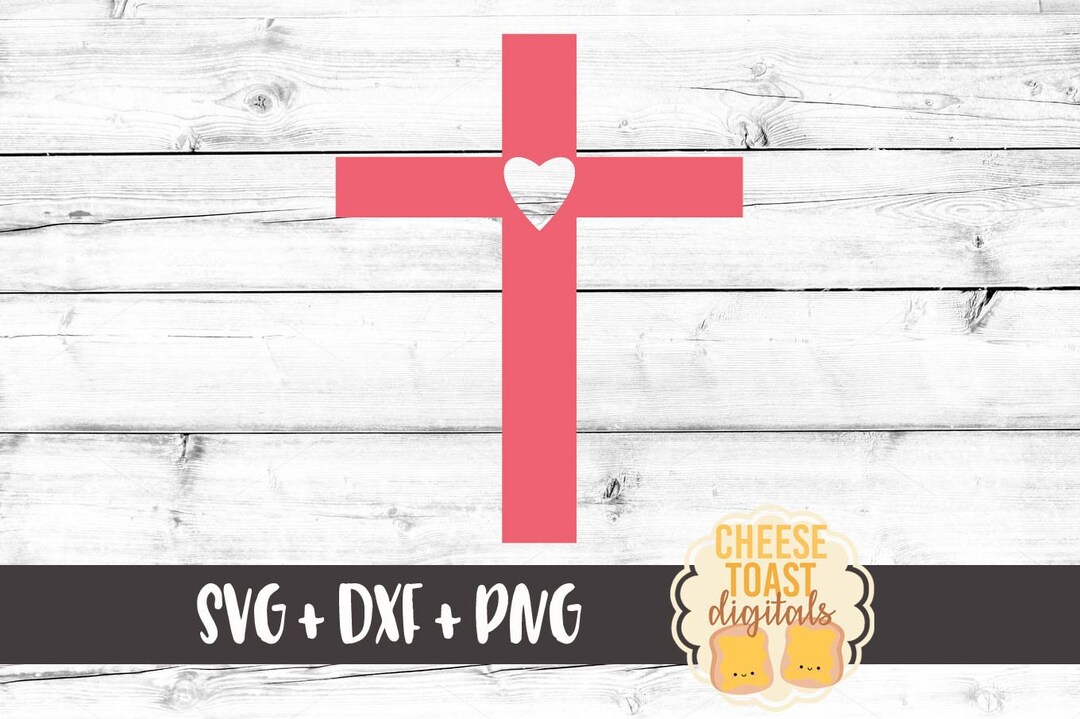 Heart Cross Svg Cross Svg Religious Svg Faith Svg Prayer - Etsy