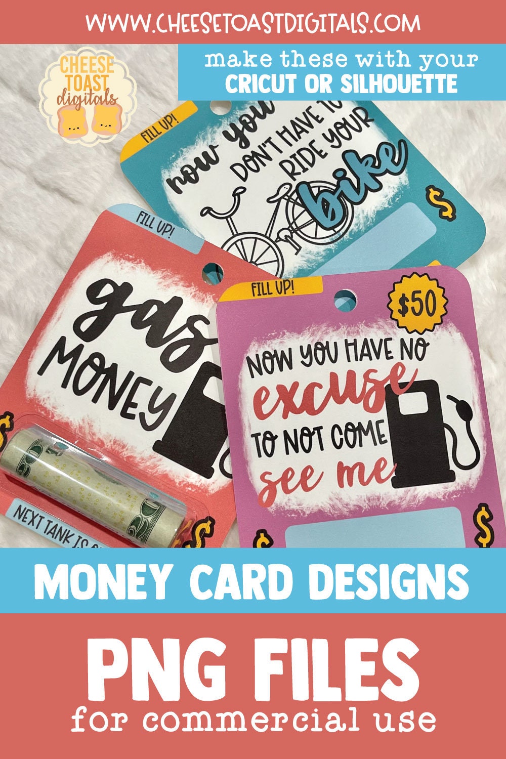 Printable Gas Money Card Money Card Fuel Design Gift Card - Etsy