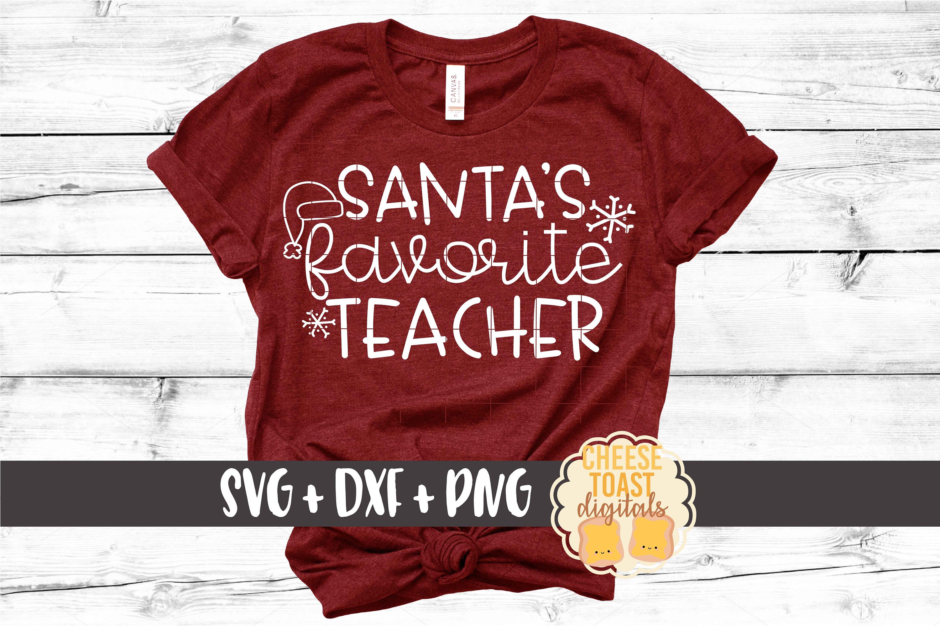 Teacher Christmas SVG Bundle, Santa Teacher Shirt, Educator of Elves ...