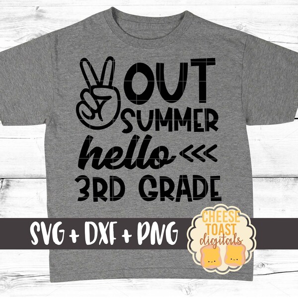 3rd Grade Sign - Etsy