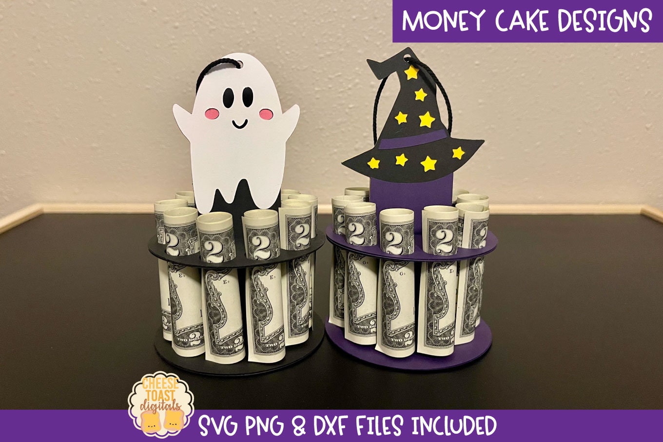 Halloween Money Cake SVG Bundle Cardstock Money Cakes Money - Etsy