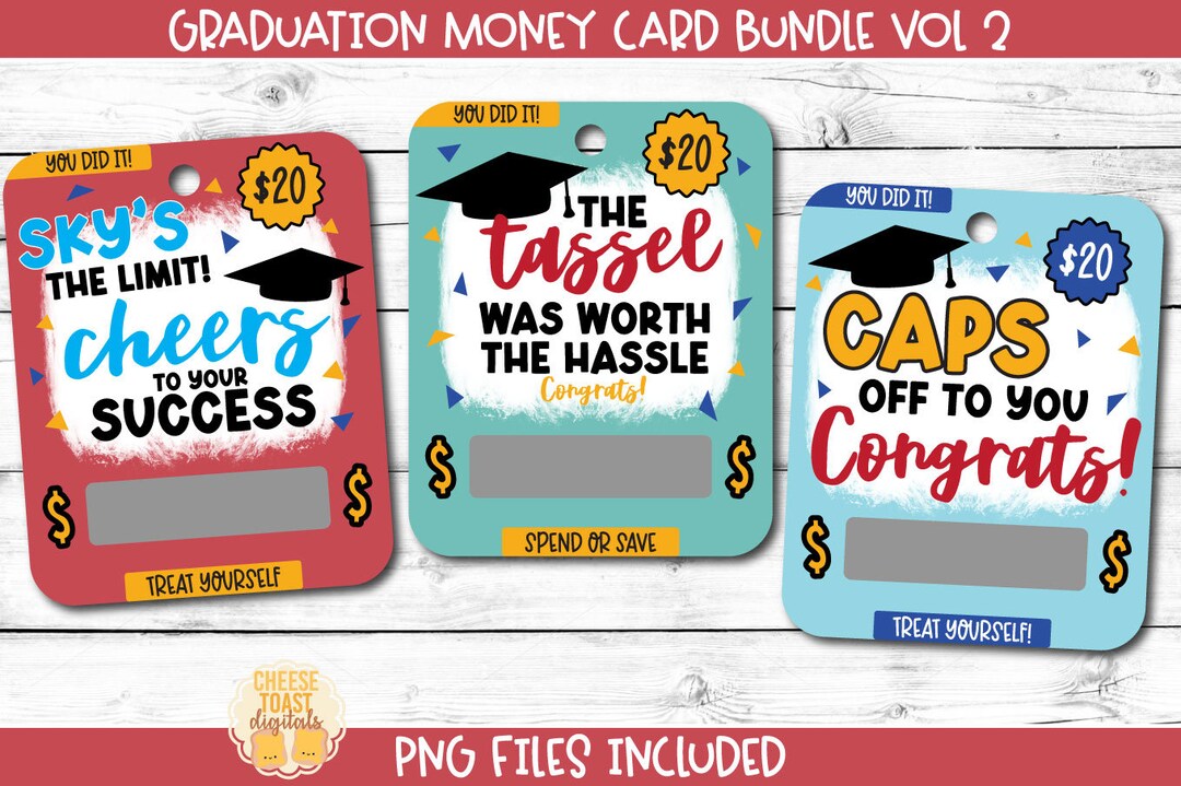 Printable Graduation Card, Money Card, Funny Graduation Card, Money ...
