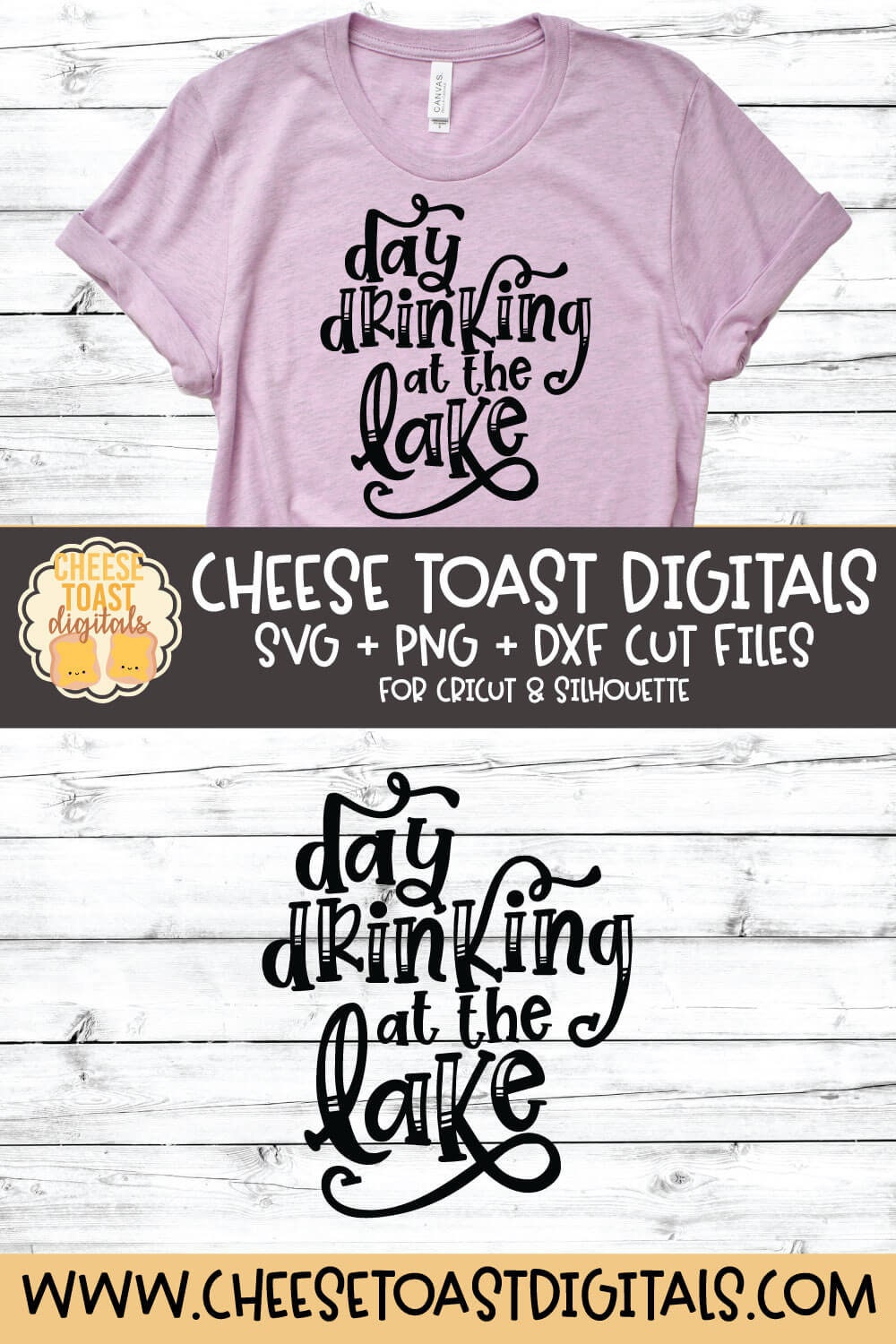 Day Drinking at the Lake SVG PNG DXF Cut Files, Lake Life Svg, Funny ...
