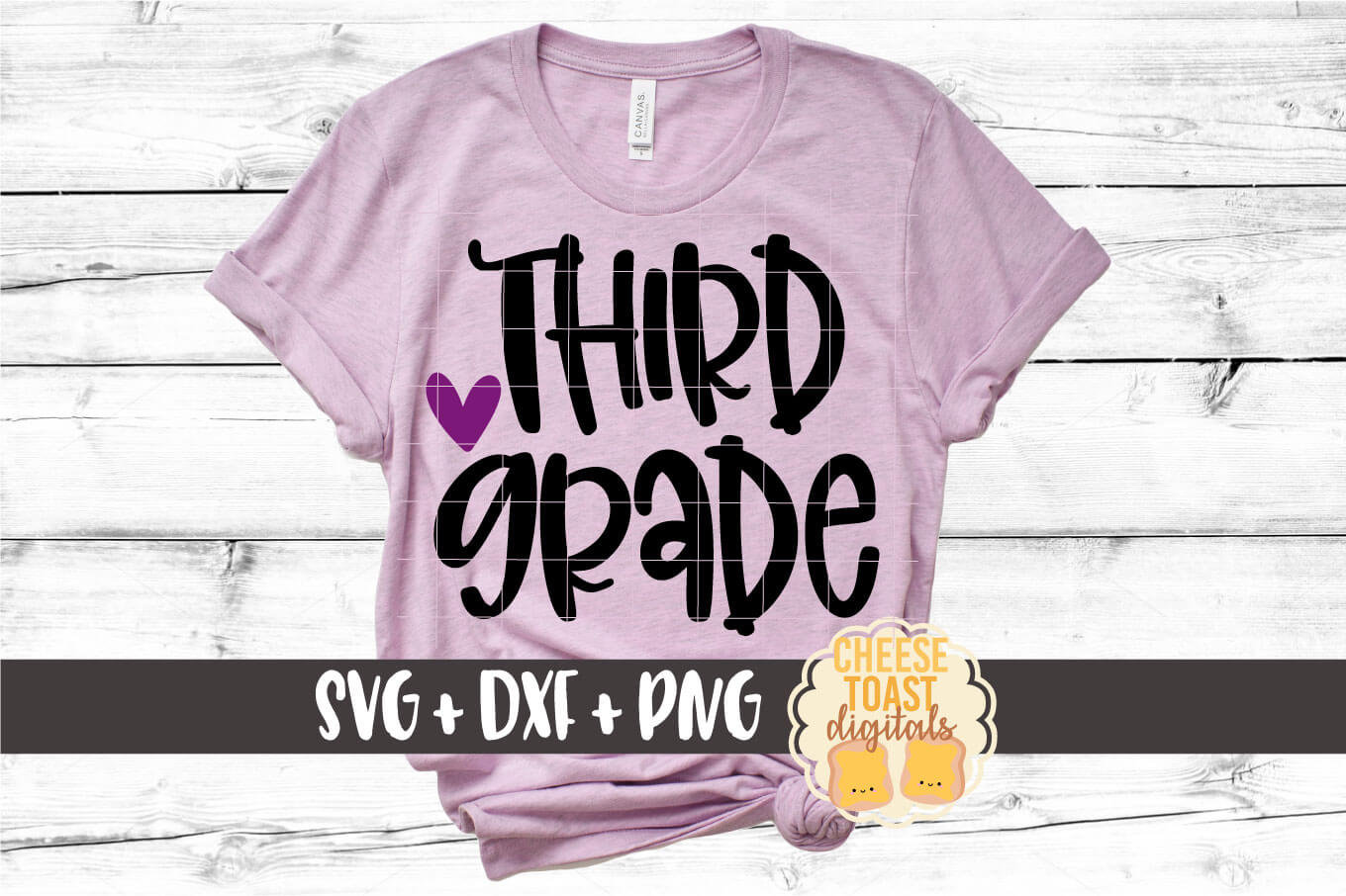 Third Grade SVG PNG DXF Cut Files 3rd Grade Shirt Back to - Etsy