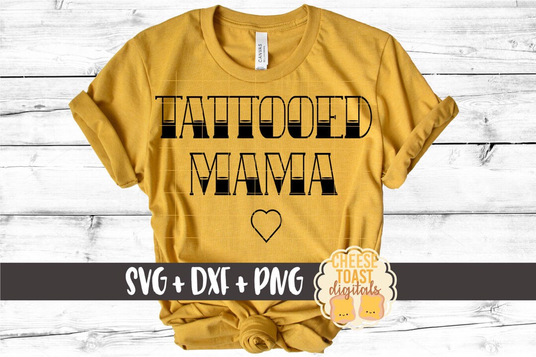 Tattooed Mama SVG, Mom Svg, Tattoo Svg, Cool Mom Svg, Mom With Tattoos ...