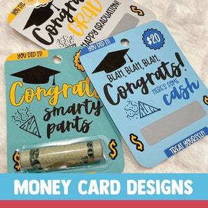 Printable Graduation Card, Money Card, Funny Graduation Card, Money ...
