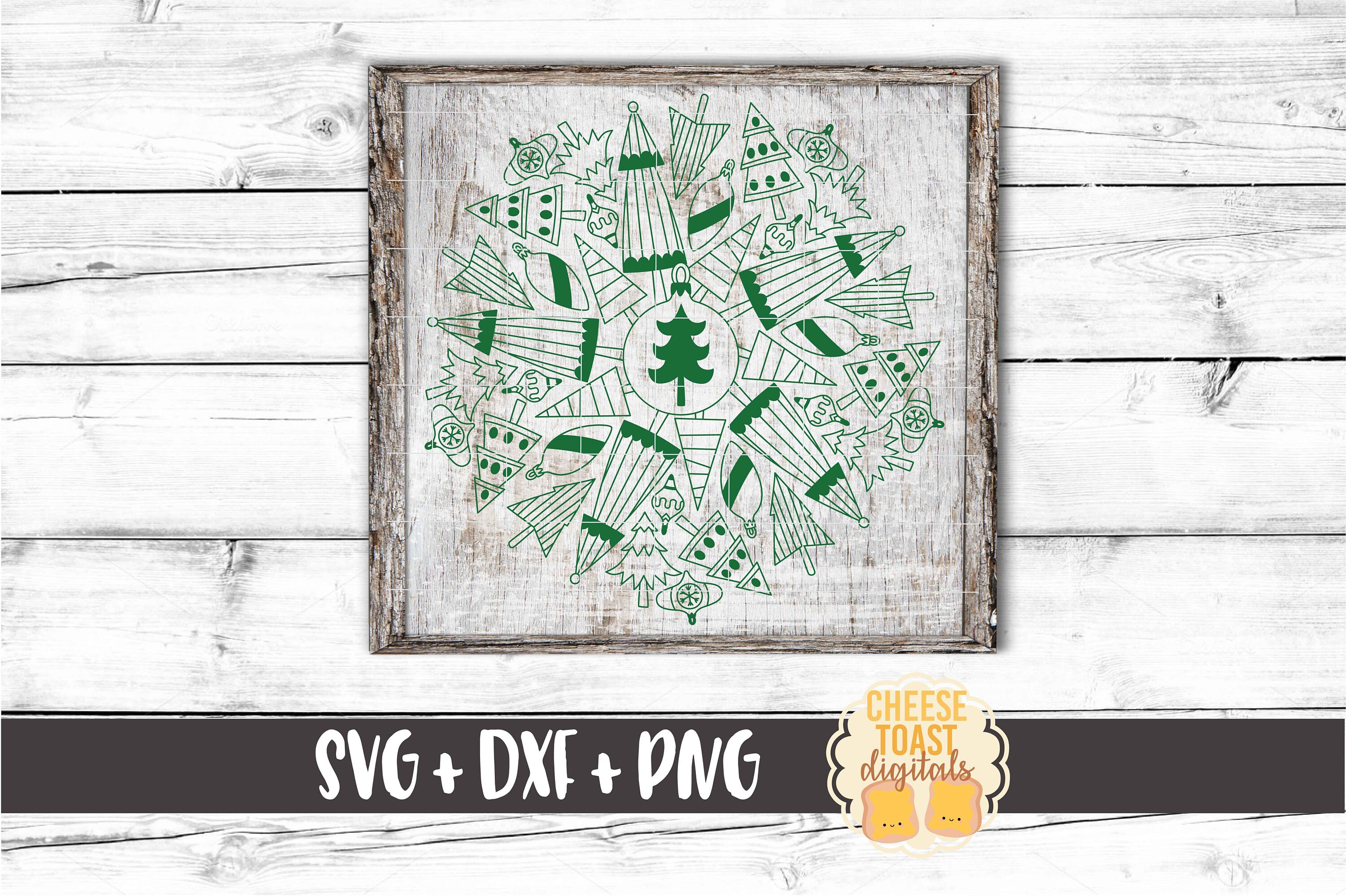 Christmas Holiday Mandala SVG Bundle Christmas Mandala Tree - Etsy