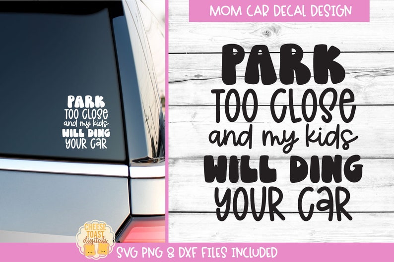 Mom Car Decal SVG Bundle, Funny Mom Sayings for Vinyl Car Stickers ...