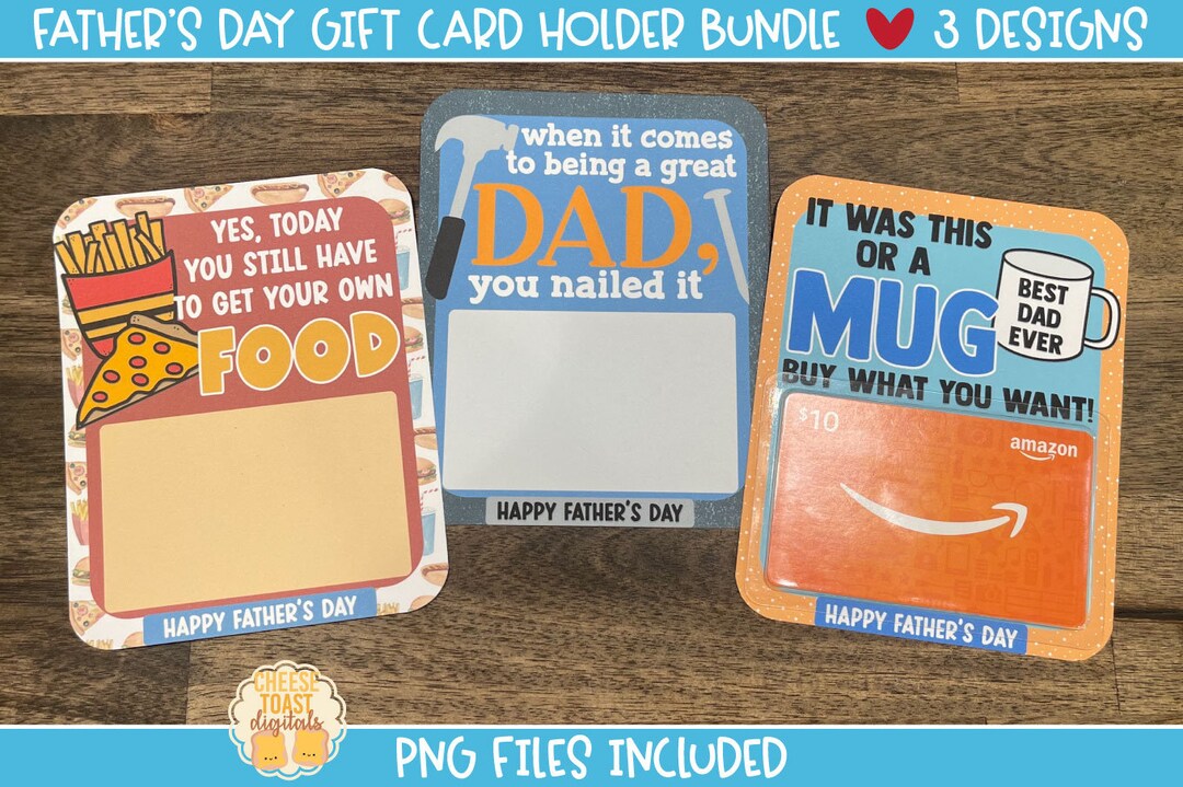 Printable Father's Day Card, Money Card, Funny Dad Card, Money Holder ...