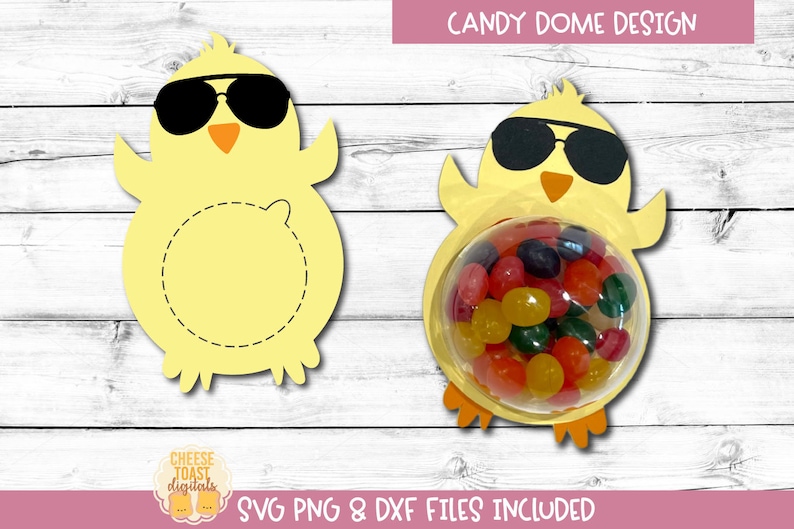 Easter Candy Dome SVG Bundle Candy Holder SVG Party Favor - Etsy