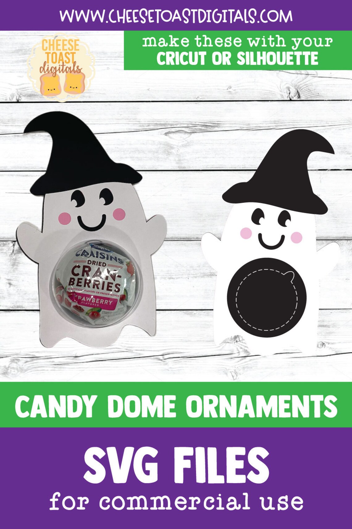 Ghost Candy Dome SVG, Halloween Candy Ornaments SVG, Halloween Party ...