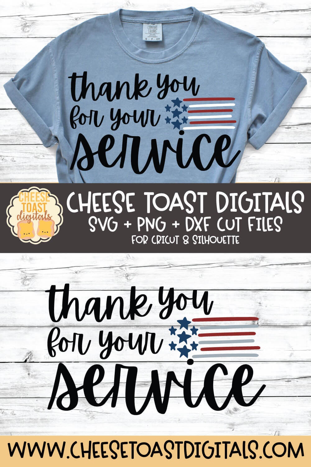 Thank You for Your Service SVG PNG DXF Cut Files Memorial Day - Etsy