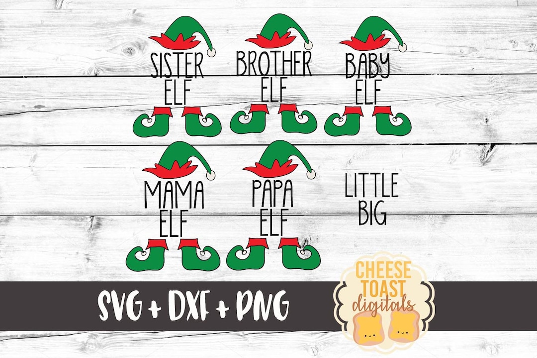 Family Elves Svg, Christmas Svg, Sister Elf Svg, Brother Elf Svg, Mama ...
