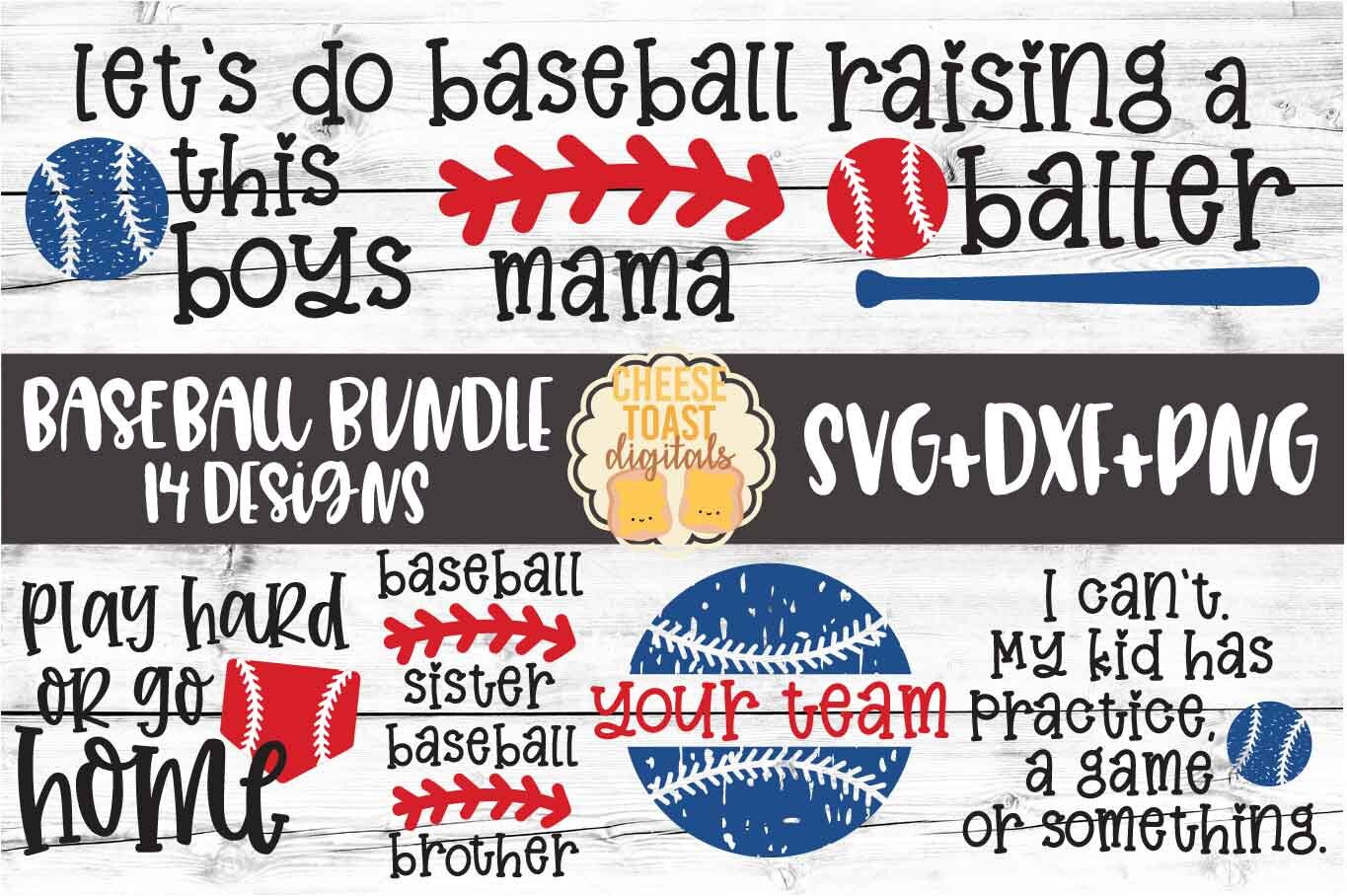 Baseball SVG Bundle 14 Designs Baseball Mama Svg Baseball | Etsy