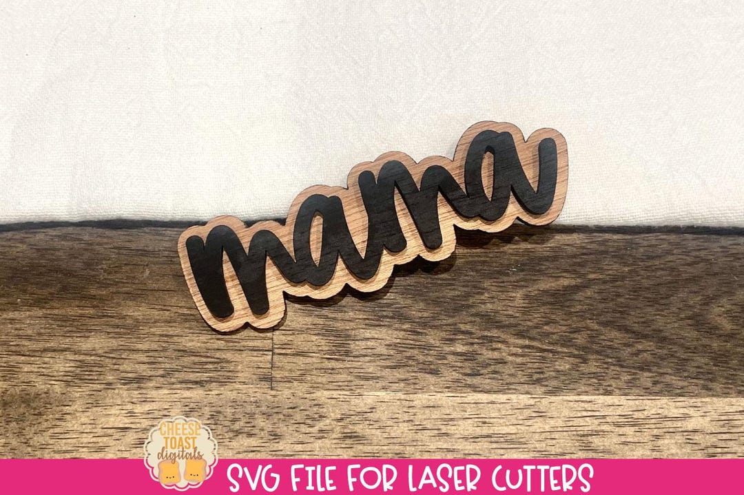 Mama SVG, Kitchen Magnet SVG, Laser Magnet File, Mom Laser Cut Files ...
