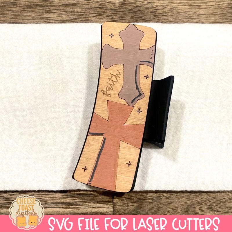 Religious Hair Clip Svg - Etsy