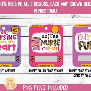 Printable Nurse Card, Money Card, Nurse Appreciation Day Gift, Gift ...