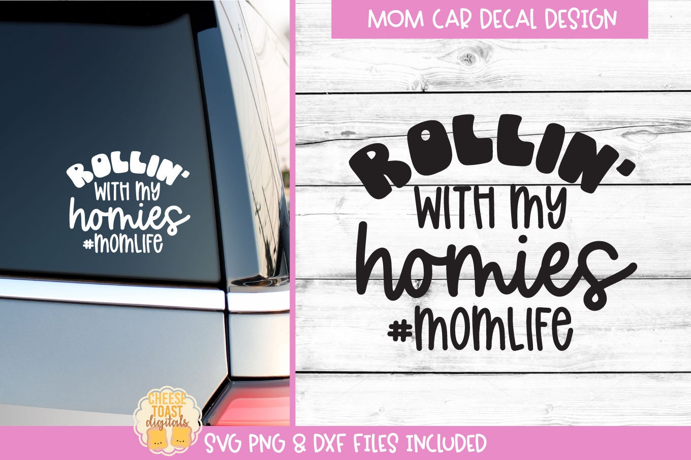Mom Car Decal SVG Bundle, Funny Mom Sayings for Vinyl Car Stickers ...