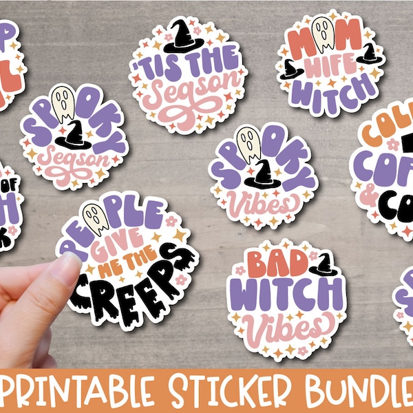 Halloween Stickers - Etsy