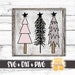 Rustic Trees SVG, Christmas Svg, Tree Svg, Rustic Christmas Svg ...