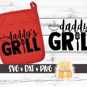 Dad Pot Holder SVG Bundle, Grill Oven Mitt Svg, Father's Day Gift ...