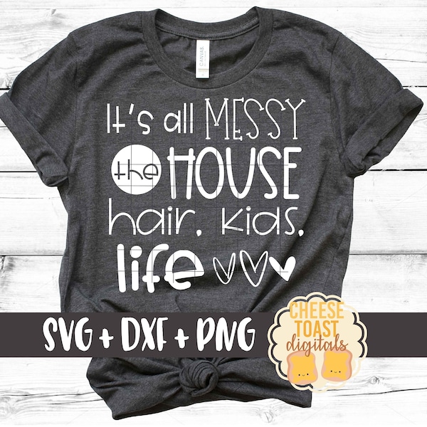 Its All Messy Svg - Etsy