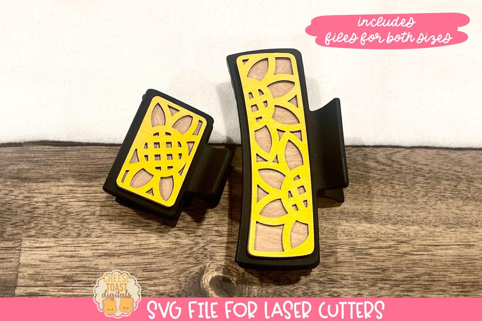 Claw Clip SVG, Sunflower Hair Clip SVG, Sunflower Claw Clip Svg, Hair ...