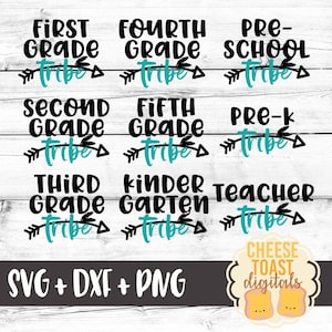 Back to School Tribe SVG Bundle First Day of School Svg - Etsy