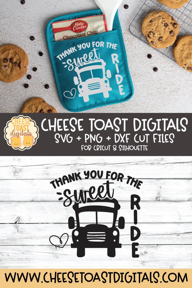 Thank You for the Sweet Ride SVG, Pot Holder, Oven Mitt Sayings, Png ...