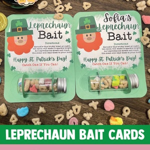 Leprechaun Bait Card PNG, Leprechaun Food Printable PNG File, St ...