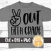 Peace Out Fifth Grade, End of School Svg, Last Day of Fifth Grade Svg ...