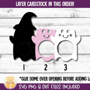 Ghost Candy Dome SVG, Halloween Candy Ornaments SVG, Halloween Party ...