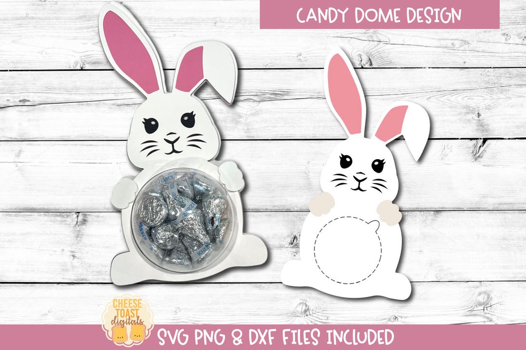 Easter Bunny Candy Dome SVG, Candy Holder SVG, Party Favor, Easter ...