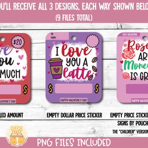 Valentine's Day Money Cards, Printable Card, Money Card, Valentine ...