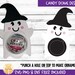 Ghost Candy Dome SVG, Halloween Candy Ornaments SVG, Halloween Party ...