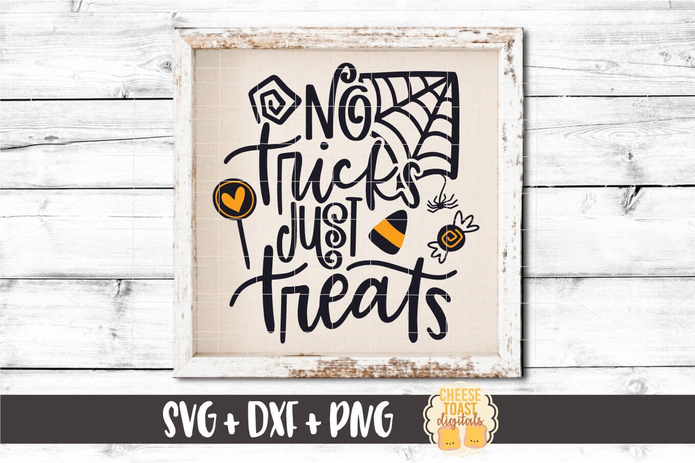 No Tricks Just Treats SVG PNG DXF Cut Files Halloween Sign | Etsy