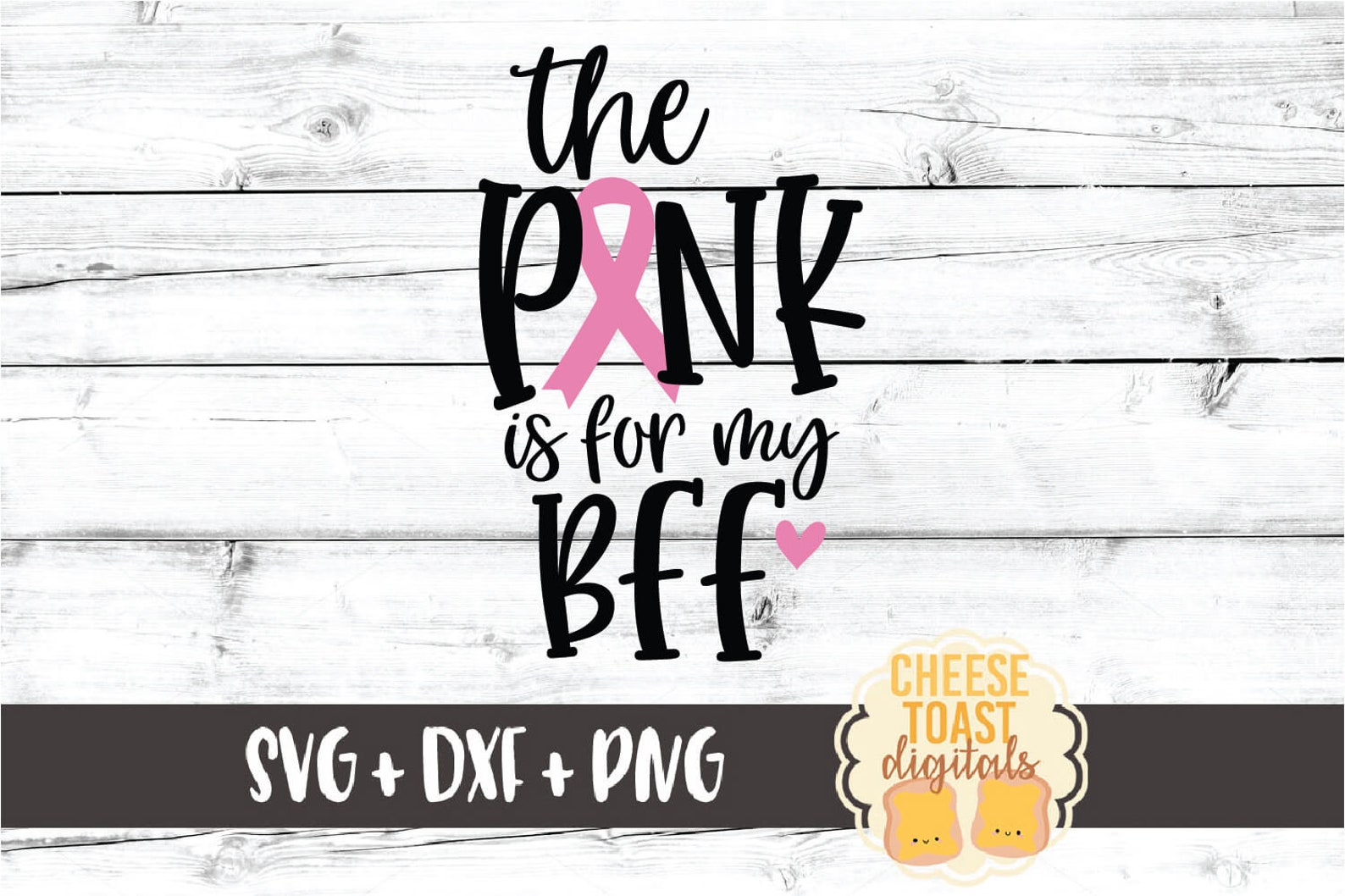 The Pink is for My Bff SVG PNG DXF Cut Files Family Friend | Etsy