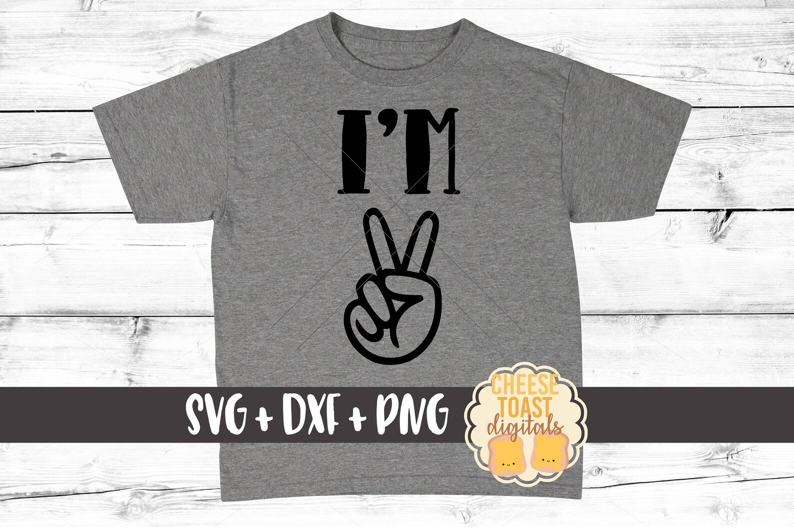 Birthday SVG, I'm 2 Svg, I'm Two Svg, 2nd Birthday Svg, Second Birthday ...