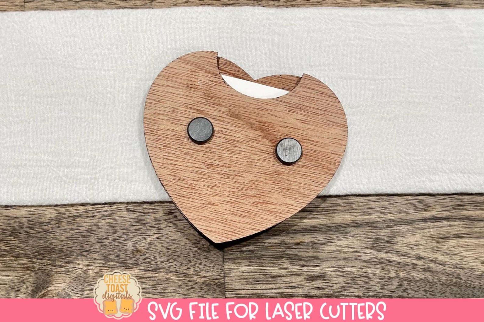Heart Photo Frame Magnet SVG, Magnet Laser SVG, Laser Files for ...