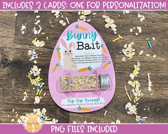 Bunny Bait Card PNG, Bunny Food Printable PNG File, Digital, Easter ...