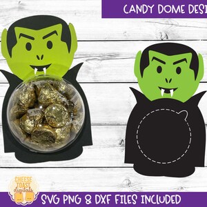 Vampire Candy Dome SVG, Halloween Candy Paper Ornaments SVG, Halloween ...