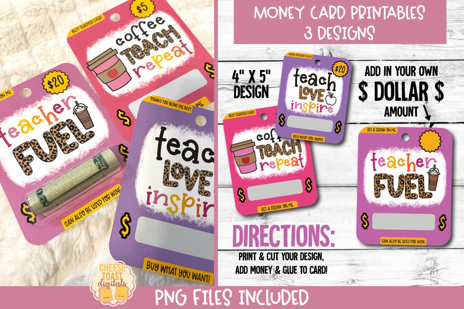 Money Card Mega Bundle Vol 1 Printable Money Holder Card - Etsy