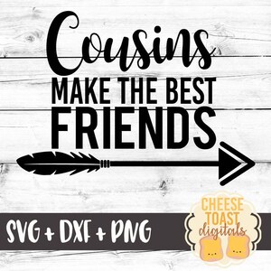 Cousins Make the Best Friends SVG Cousins Svg Toddler Girl - Etsy