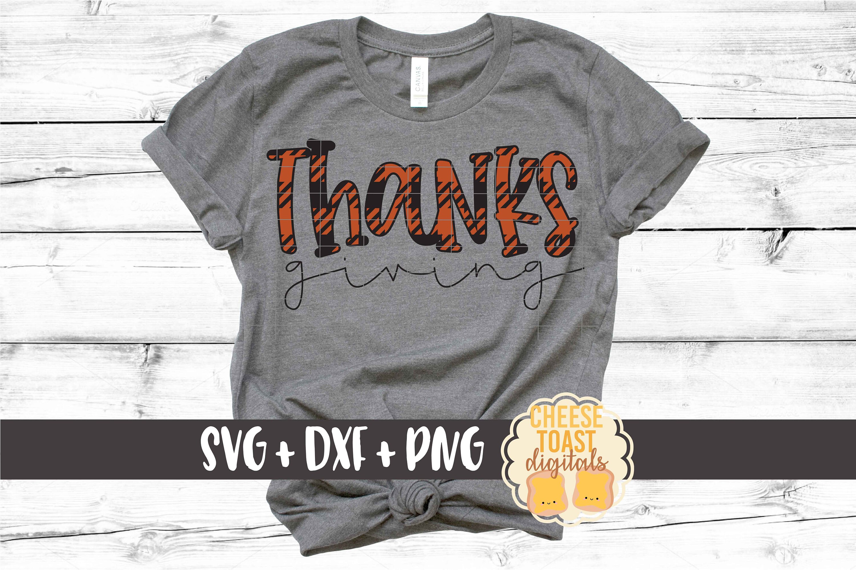Thanksgiving SVG PNG DXF Cut File, Buffalo Plaid, Thanks and Giving ...