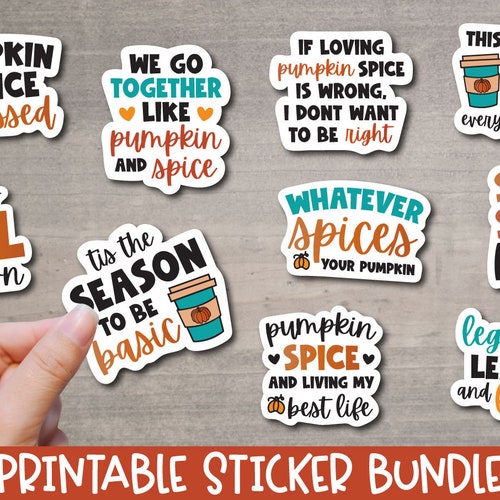 Fall Printable Stickers 10 Leopard Print Sticker PNG Files - Etsy