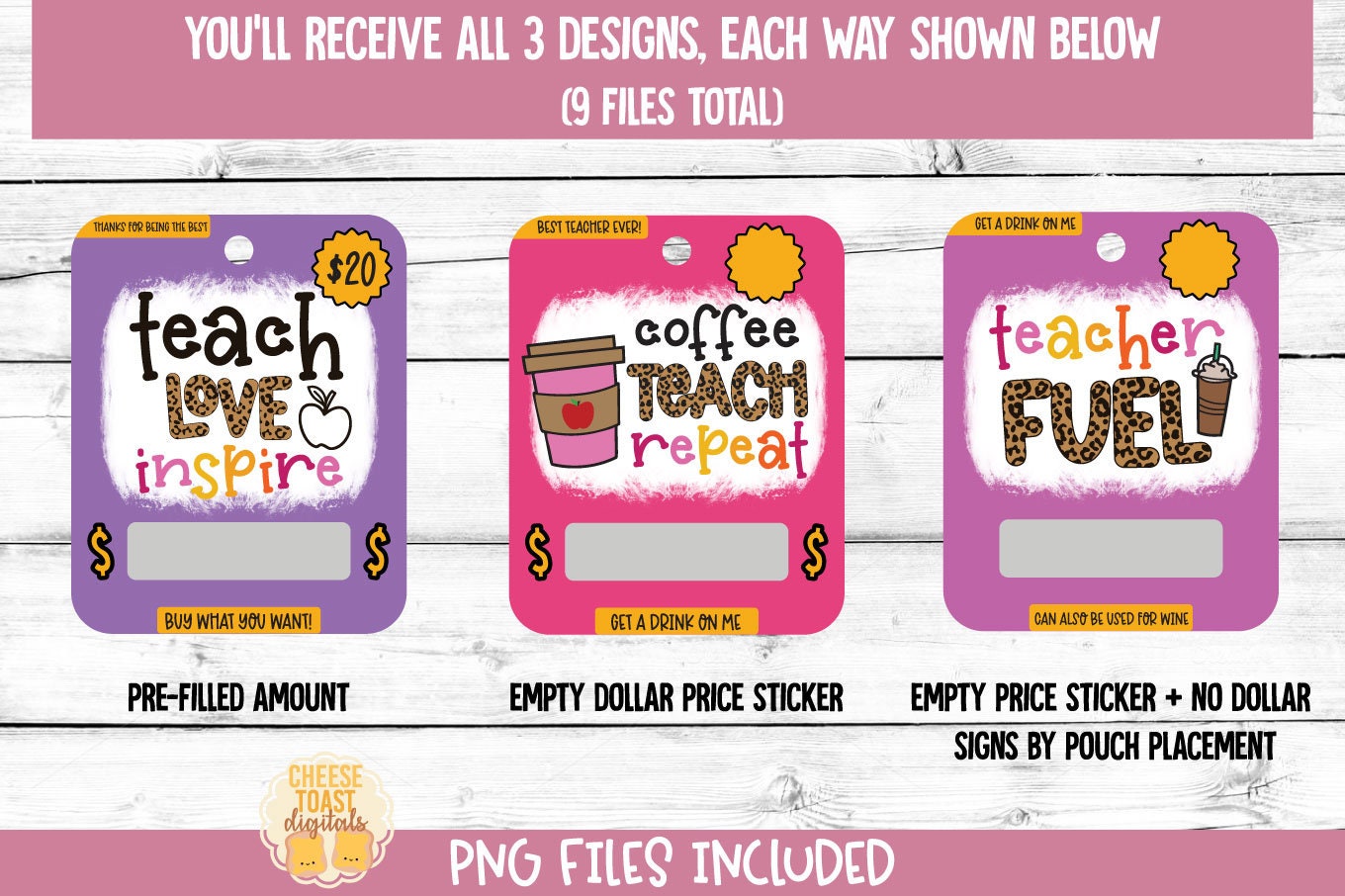 Printable Teacher Card, Money Card, Teacher Appreciation Gift, Gift ...