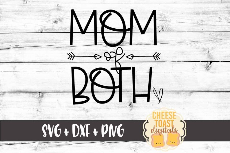 Mom of Both Svg Life of a Mom Svg Girl Boy Mom Shirt Mom - Etsy