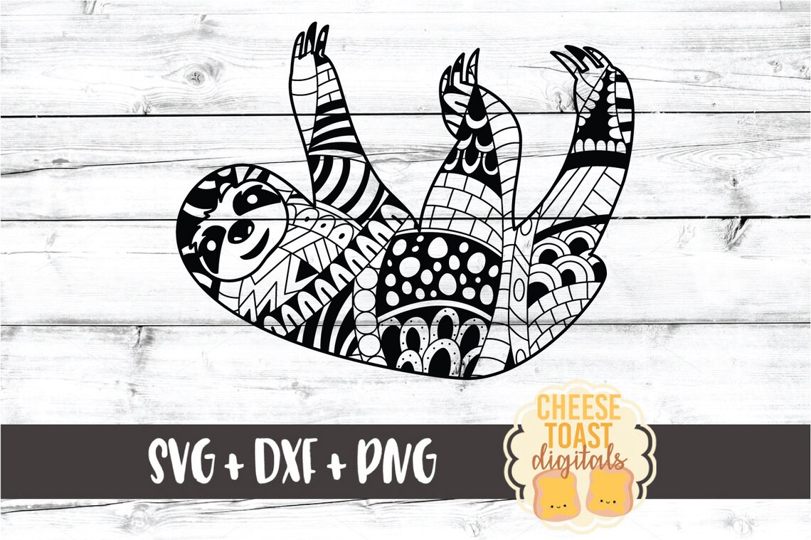 Sloth Zen Doodle Svg Zen Doodle Art Sloth Svg Sloth Shirt - Etsy